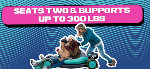 Teal Racing Pool Float | Winter Sled – Float Factory