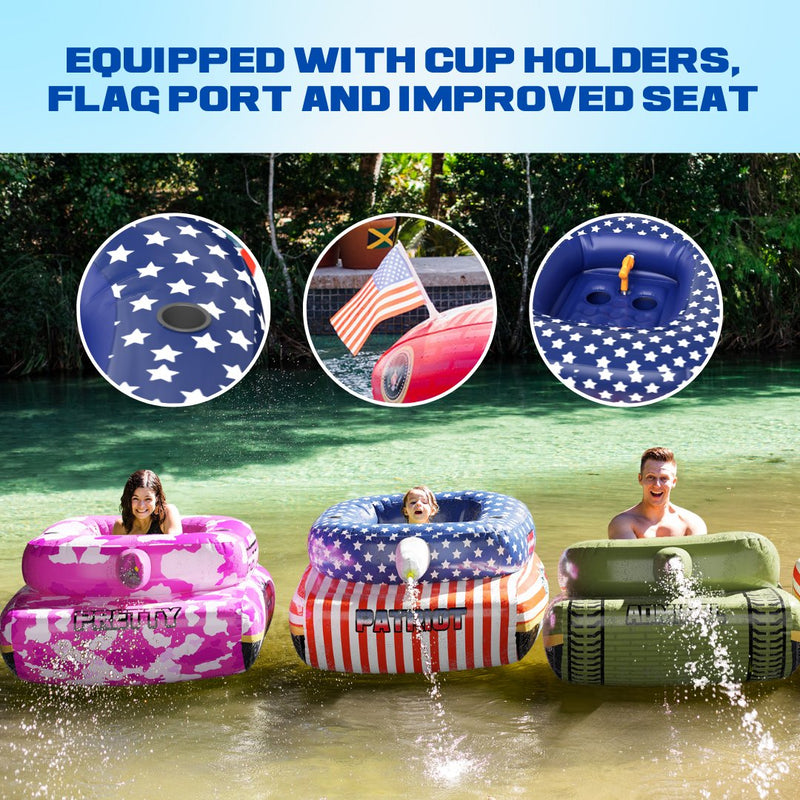 Patriot Pool Punisher + Water Cannon | Winter Sled – Float Factory